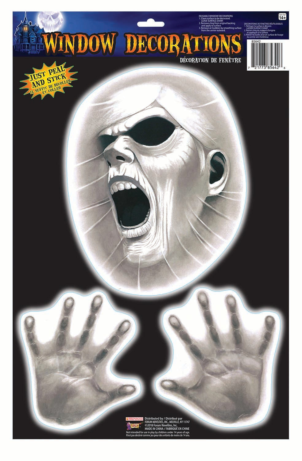 WINDOW STICKRS-SCREAMING GHOST – EAGLE SALES AND MARKETING